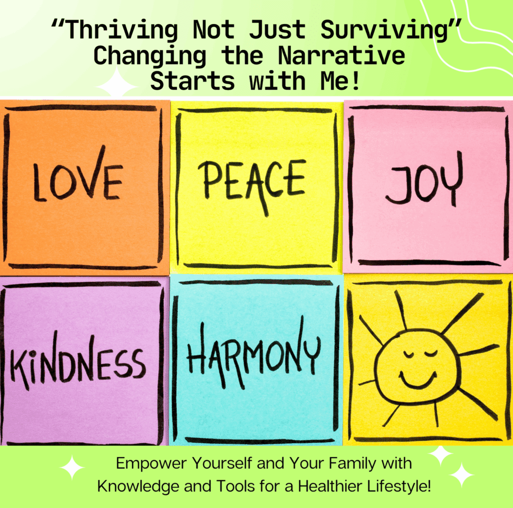 "Thriving Not Just Surviving" - Changing the Narrative Starts with Me ...